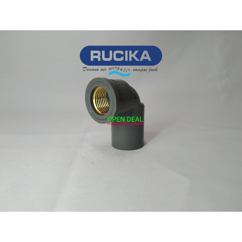 Jual KDD Rucika KUNINGAN Aw 1/2" / Faucet Elbow MI 1/2 Inch / Knie Drat Dalam | Shopee Indonesia
