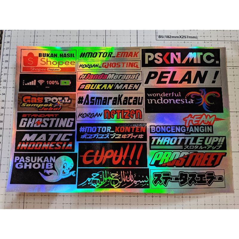 Jual hologram sticker Harga Terbaik & Termurah Februari 2023 | Shopee ...