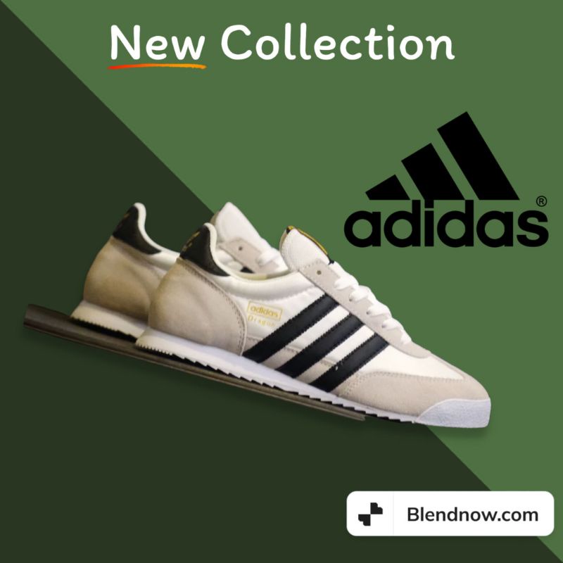 Jual SEPATU ADIDAS ORIGINAL PRIA DRAGON WARNA WHITE BLACK ORIGINAL ...