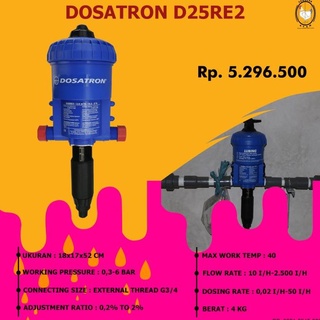 Jual ORIGINAL Dosatron D25RE2 Dosing Pump - Alat Pencampuran Obat-obatan Untuk Ayam Murah ...