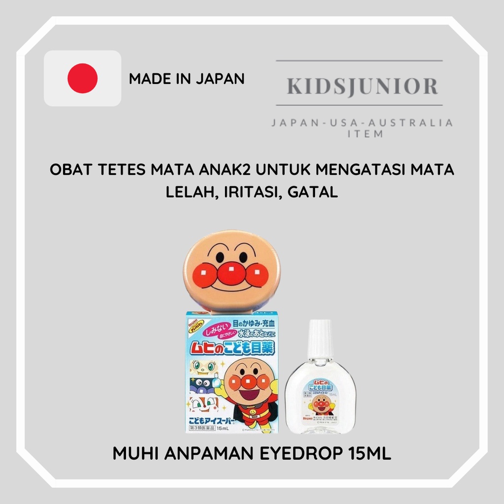 Jual Muhi Anpanman Eyedrop for Children Original Japan / Obat Tetes ...