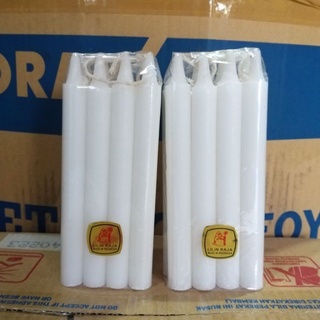 Jual LILIN PUTIH RAJA / LILIN MATI LAMPU ISI 8batang | Shopee Indonesia