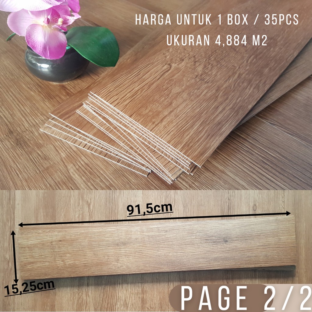 Jual Vinyl Lantai Motif Kayu Texture Banyak Pilihan Warna Dan motif ...