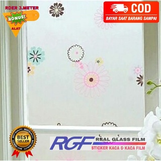 Jual STIKER KACA MOTIF BUNGA BAGUS STICKER JENDELA RUMAH GEDUNG RUKO ...