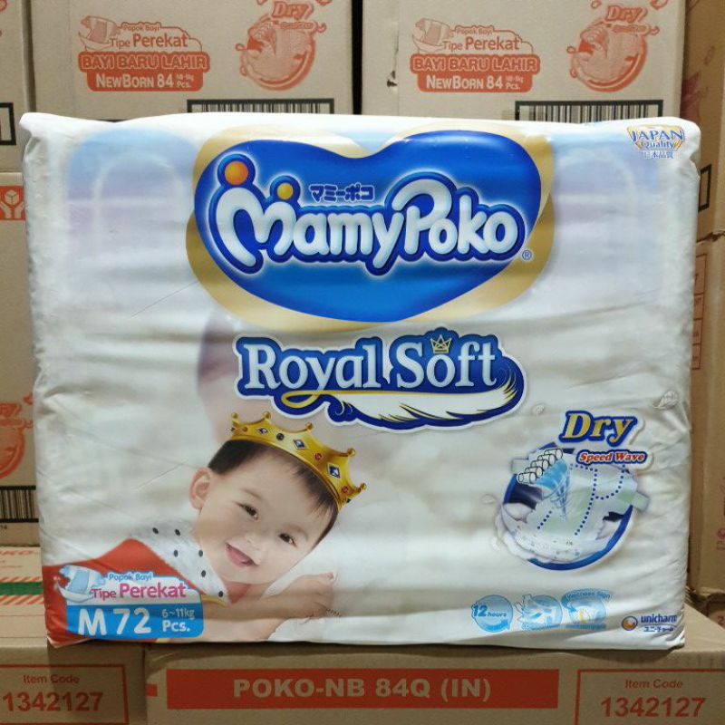 Jual Mamypoko Royal Soft M72 Tape Dry Mamypoko Tape M72 | Shopee Indonesia