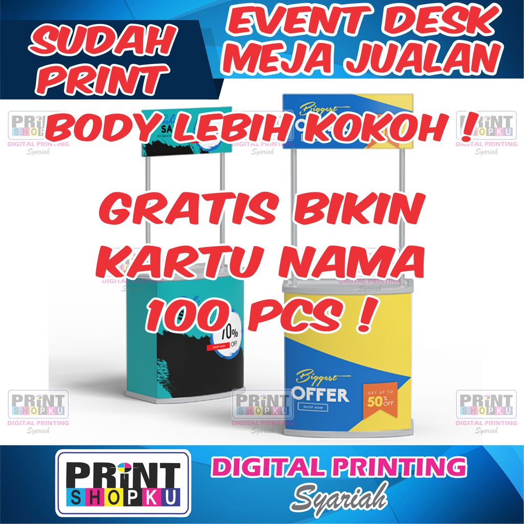 Jual EVENT DESK MEJA PROMOSI MEJA JUALAN MEJA EVENT BOOTH PORTABLE MEJA ...