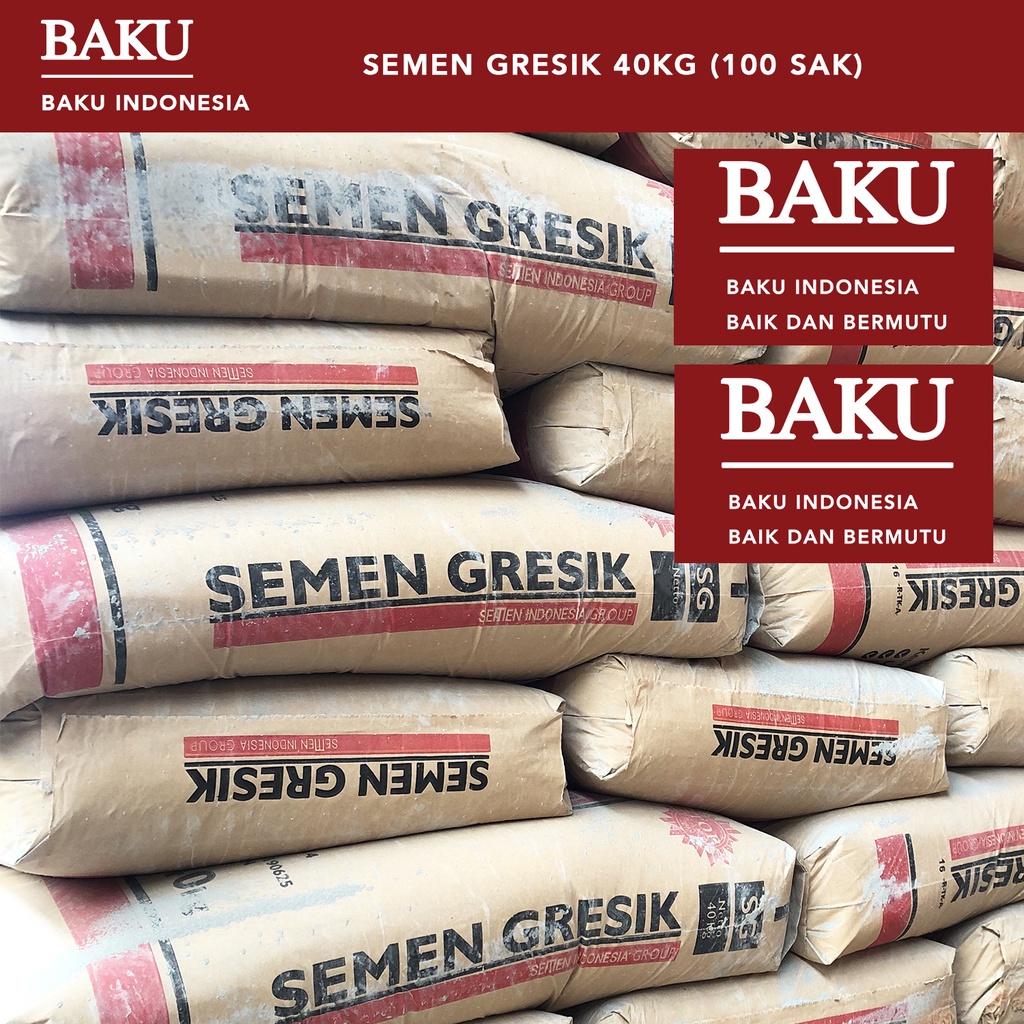 Jual Semen Gresik 40kg (100 sak) Indonesia|Shopee Indonesia