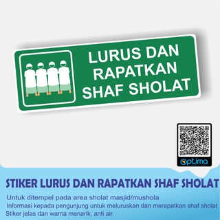 Jual STIKER TANDA SHAF SHOLAT UNTUK MASJID, MUSHOLA | Shopee Indonesia