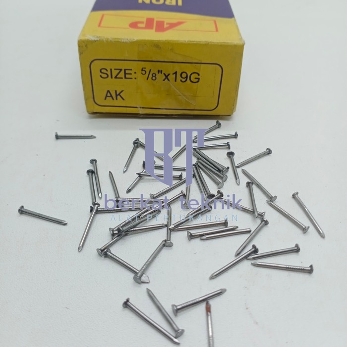 Jual paku polywood / paku plywood / paku triplek 5/8 inch / 5/8" 19g | Shopee Indonesia