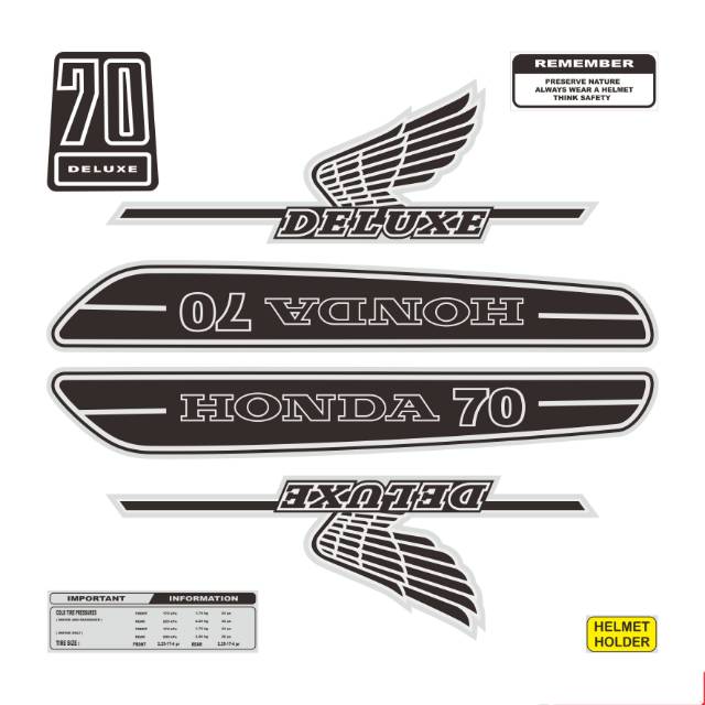 Jual Sticker striping Honda C70 | Shopee Indonesia