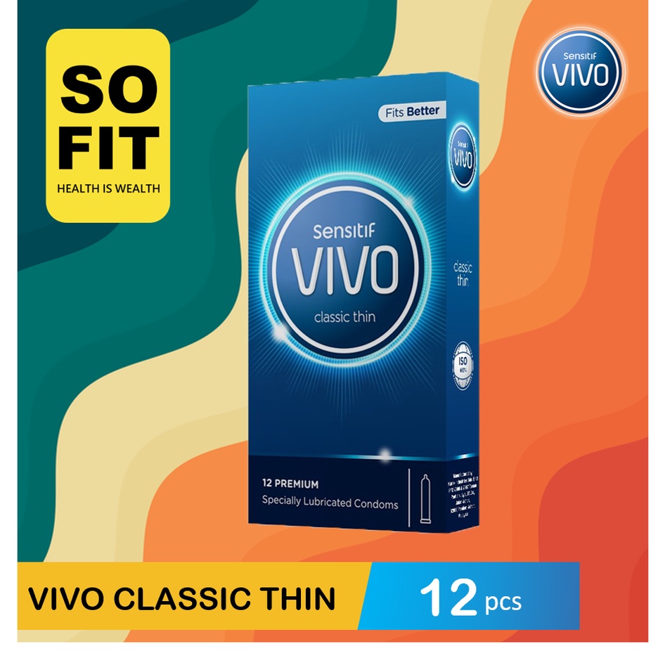 Jual Kondom VIVO CLASSIC THIN 12 Pcs / Alat Kontrasepsi | Shopee Indonesia