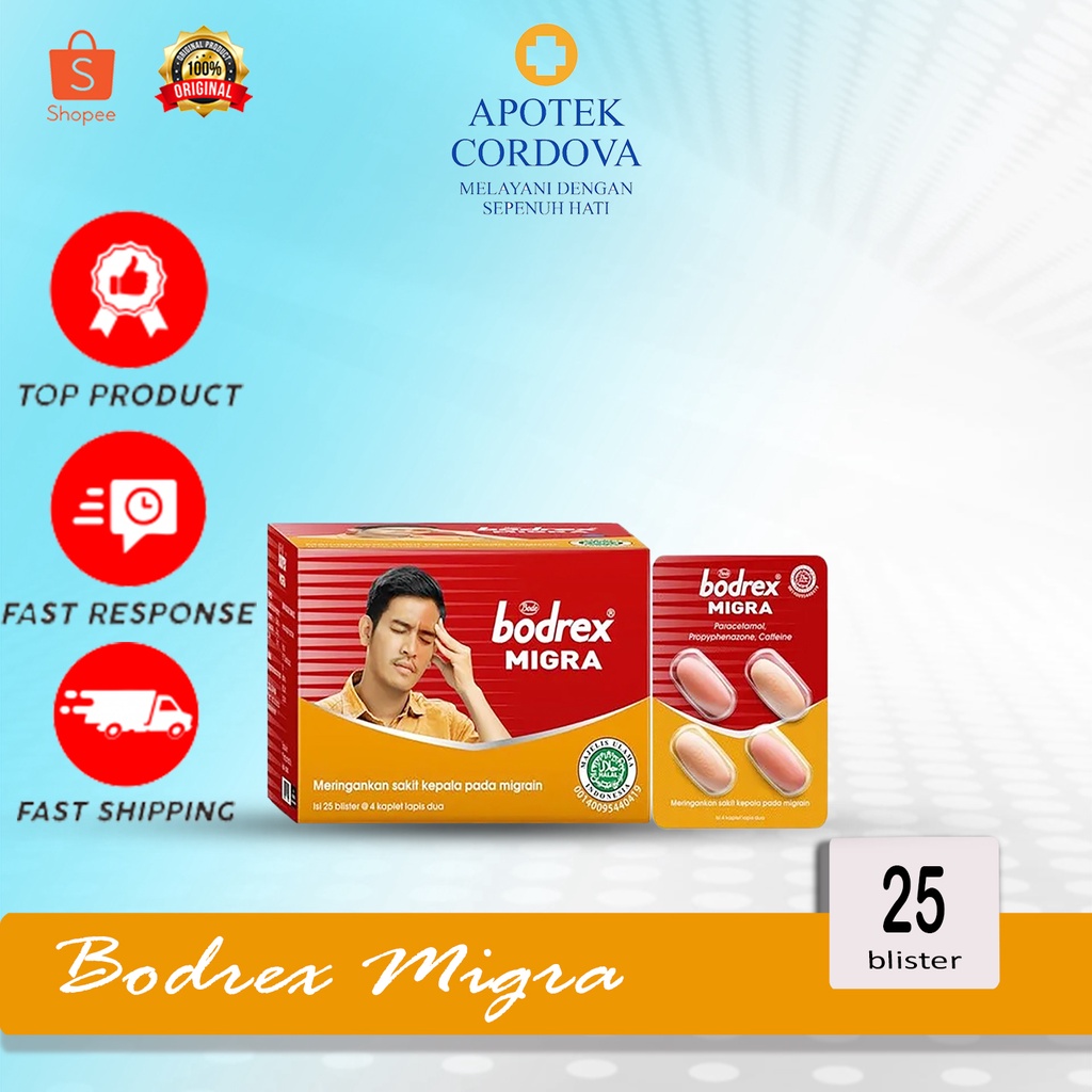 Jual Bodrex migra tab 1/2 lusin dan 1 lusin dan kotak - obat sakit ...