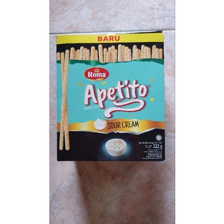 Jual Roma Apetito Sour Cream, Tomato dan BBQ (Biskuit Stik) 12bks/box ...