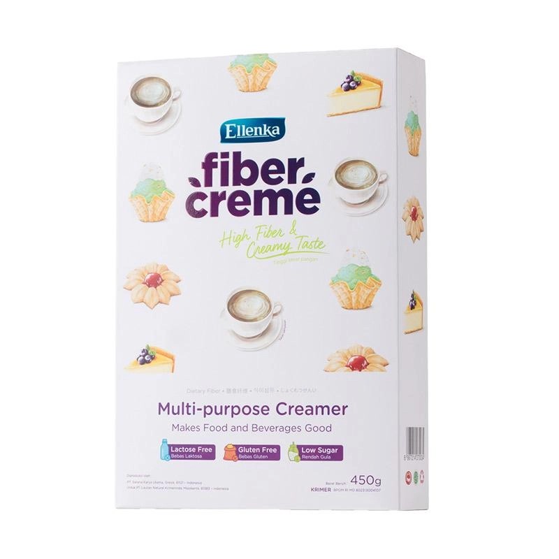 Jual Fiber Creme Ellenka Creamer 450 g Santan | Shopee Indonesia