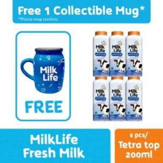 Susu MilkLife 200ml Pure Milk / Chocolate Freshmilk | Milk Life Fresh ...