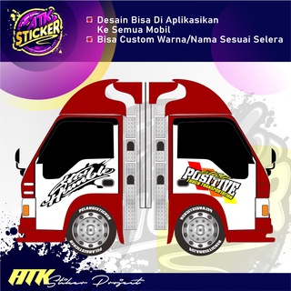 Jual Stiker Pintu Truck Sticker Pintu Truck Kanan Kiri Bahan Mix Nyala ...