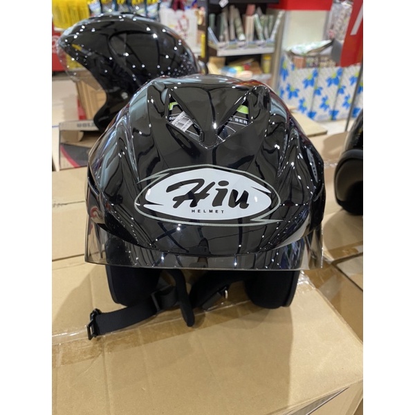 Jual HELM MOTOR SNI HIU SAGA MURAH PROMO (HIU HELMET BLACK) | Shopee ...