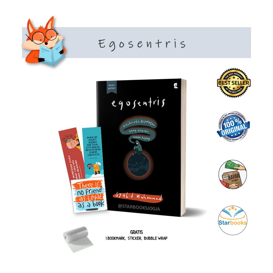 Jual Novel Egosentris By Syahid Muhammad - Gradien | Shopee Indonesia