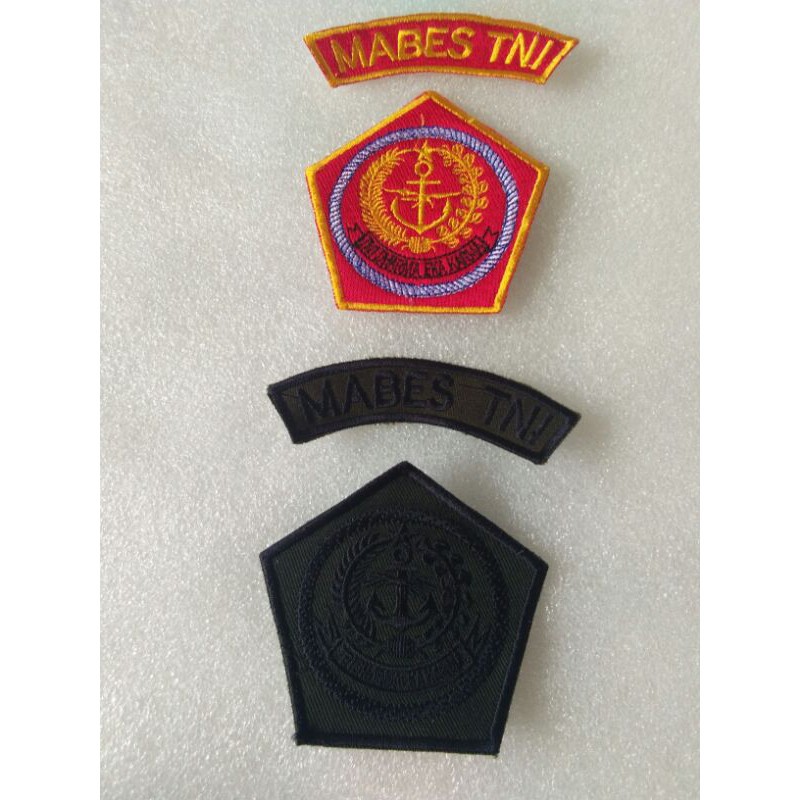 Jual bedge bet mabes TNI logo mabes TNI Indonesia|Shopee Indonesia