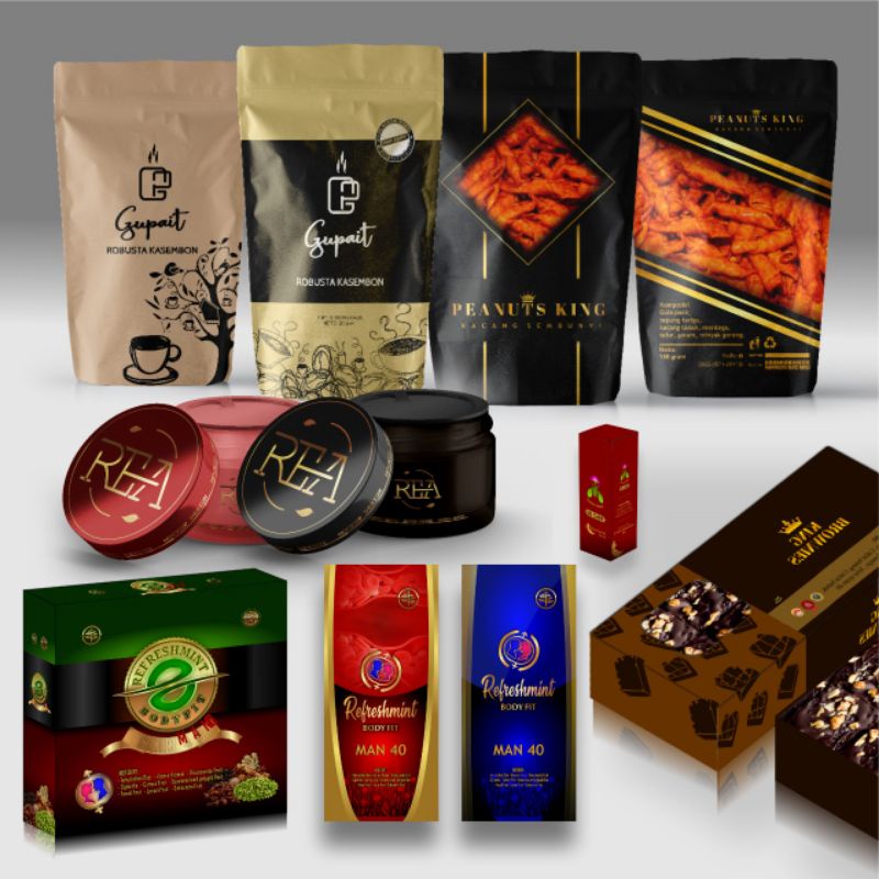 Jual JASA DESAIN PRODUK dan MOCKUP | DESAIN KEMASAN MAKANAN / STANDING ...