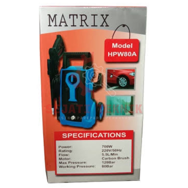 Jual Mesin Steam Cuci Mobil Jet Cleaner Matrix Automatic Hpw80A ...
