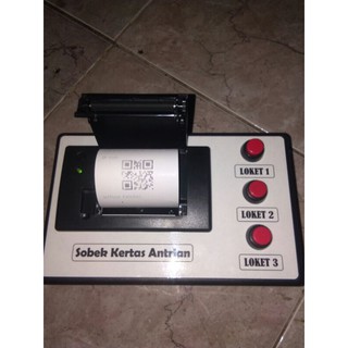 Jual Printer Antrian 3 Loket tombol | Shopee Indonesia
