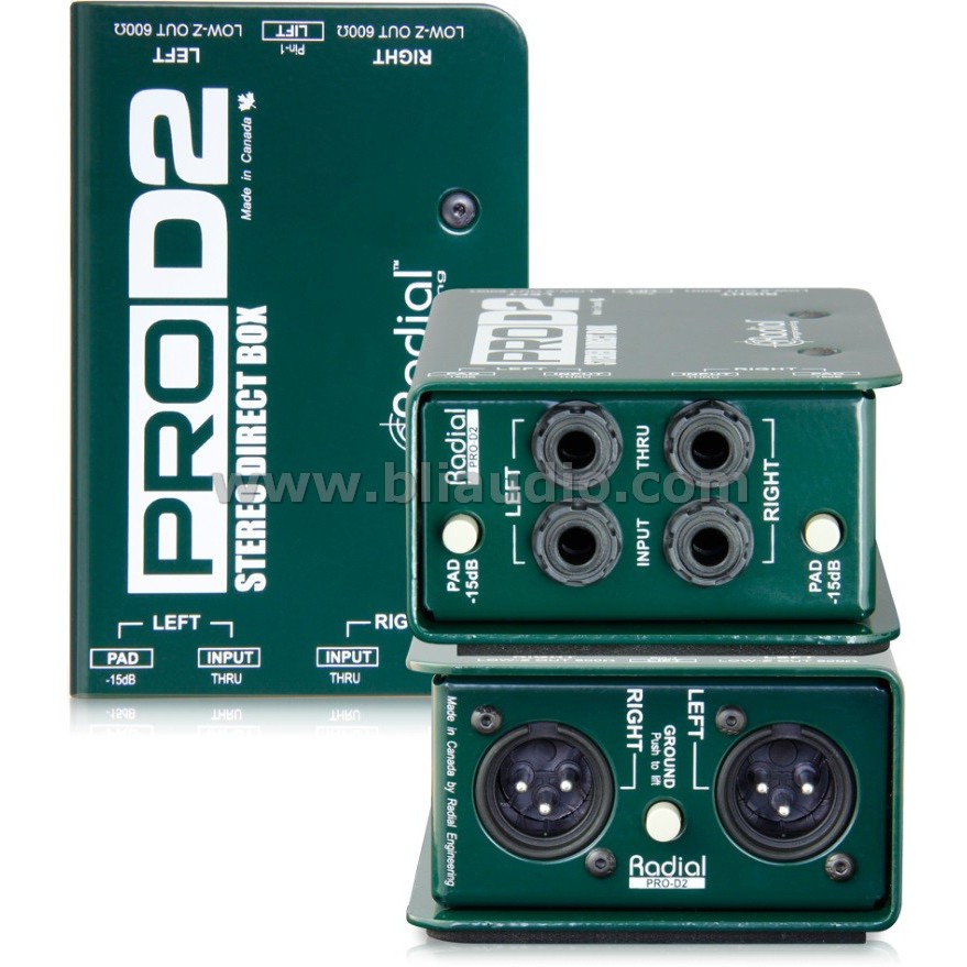 Jual Radial Pro D2 Stereo Passive Direct Box | Shopee Indonesia