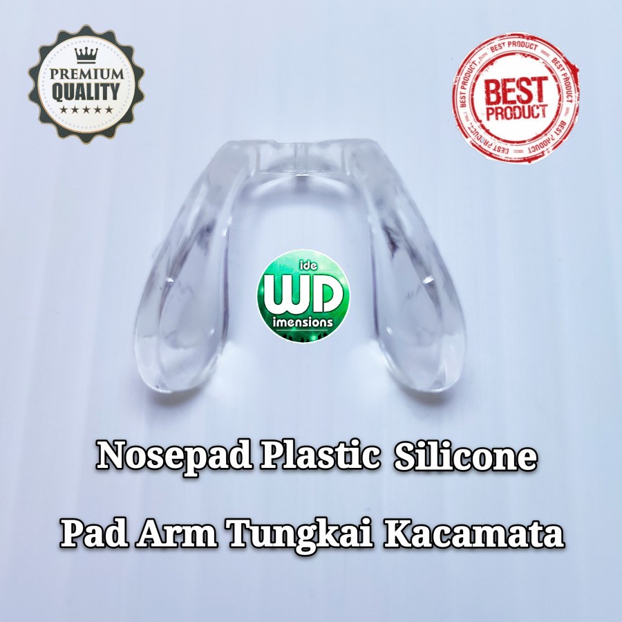 Jual NosePad Kacamata Bantalan Hidung Plastic Silicone Nose Pad Arm ...