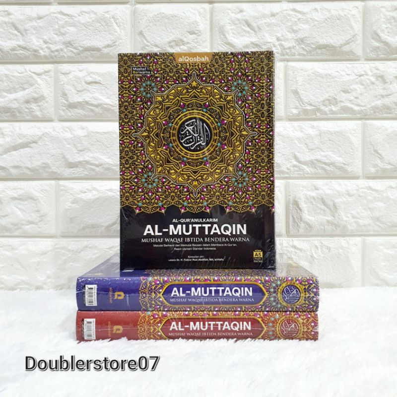 Jual AL-QURAN AL MUTTAQIN MUSHAF WAQAF IBTIDA BENDERA NOM TERJEMAH ...