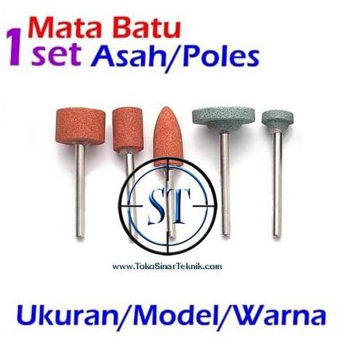 Jual Set 5 Pcs Mata Batu Asah Poles Mini Grinder Polish Stone Gosok ...