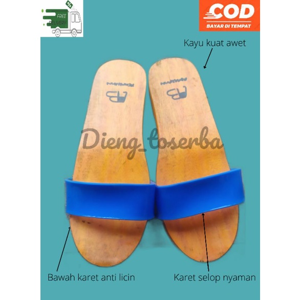Jual Sandal Bakiak Gapyak teklek Klompen Terompah Kayu Tradisional ...