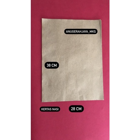 Jual Kertas nasi , Kertas bungkus nasi , kertas bungkus , pembungkus ...