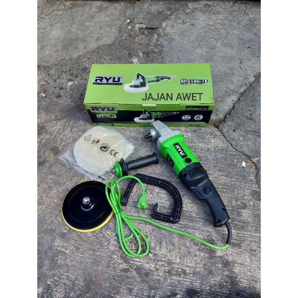 Jual mesin poles 7 inch Ryu - angle polisher 7" Ryu - dispholisher 7" Ryu | Shopee Indonesia