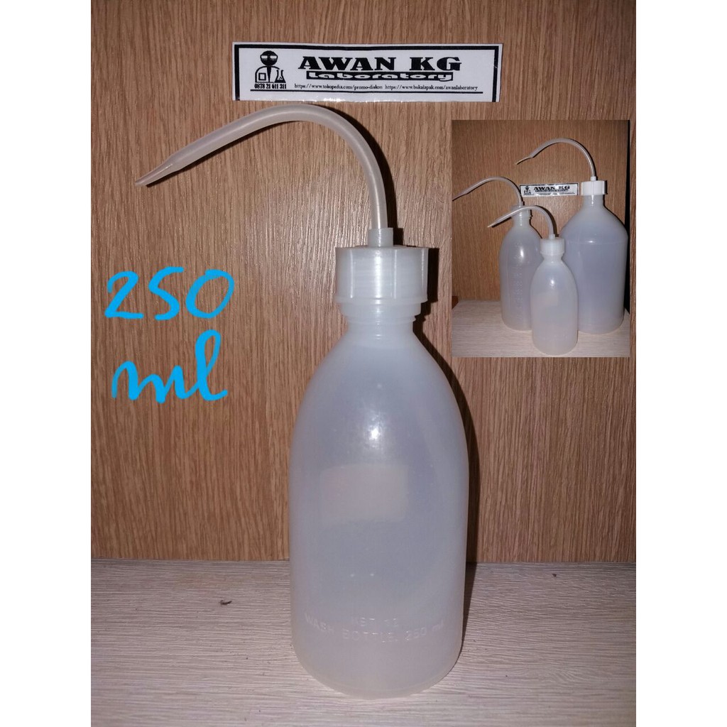 Botol Semprot 250ml Bahan LDE Food Grade washing bottle botol cuci ...