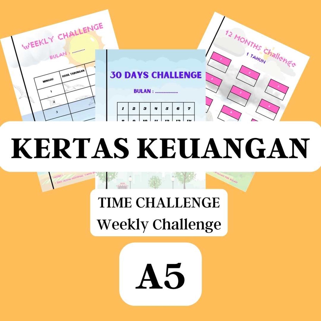 Harga Menabung Challenge Isi Binder A5 Terbaru Juli 2023 |BigGo Indonesia