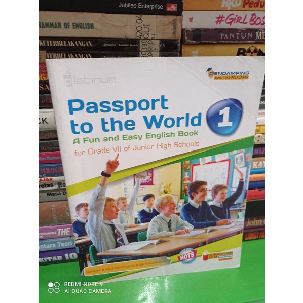 Jual PASSPORT TO THE WORLD a fun and easy english book for grade vii of ...