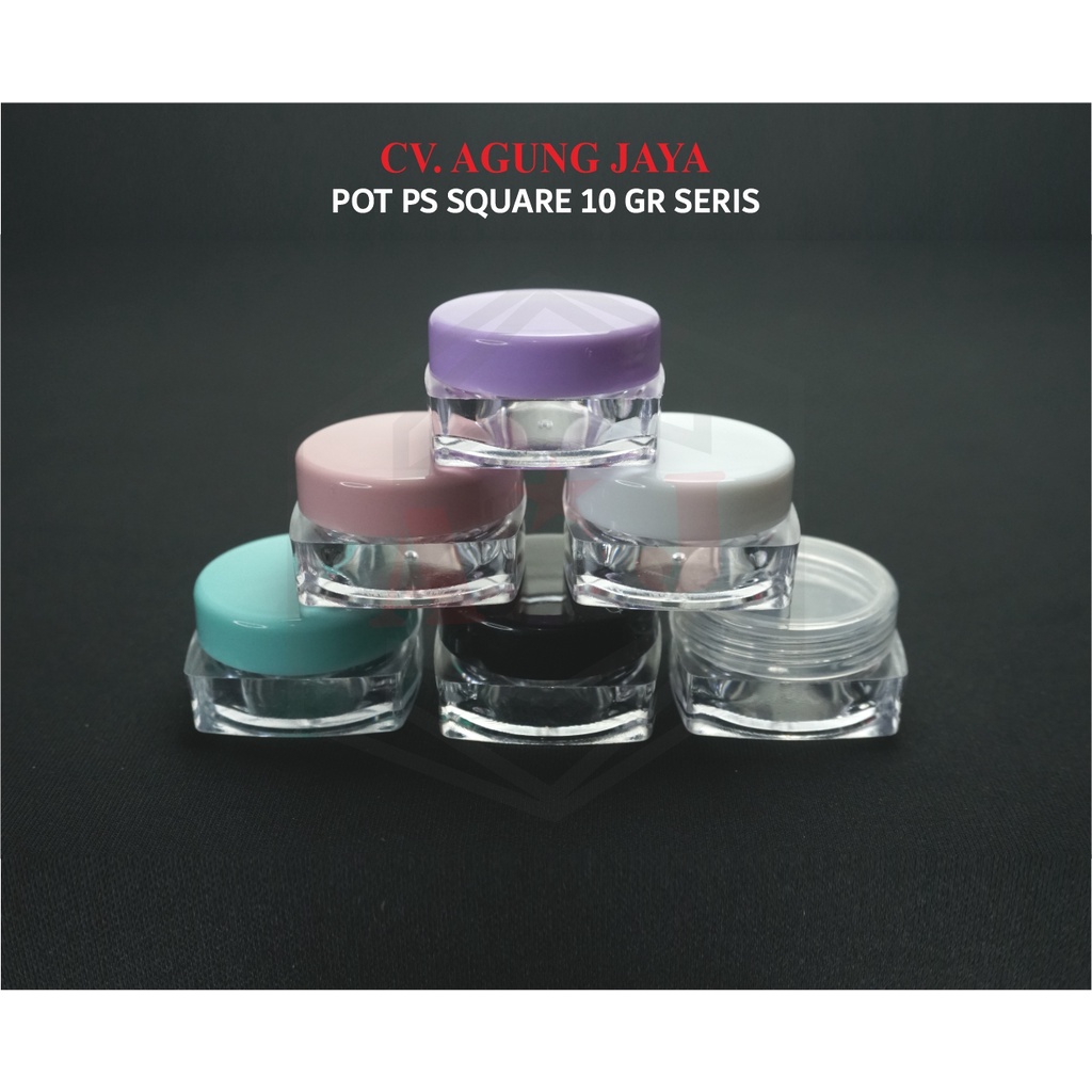 Jual Pot Cream 10 g Ps Square /Pot kotak 10 g | Shopee Indonesia
