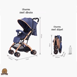 Jual DearBB - Stroller QZ1-Pro(Bayi Newborn, Stroller Bayi Newborn ...