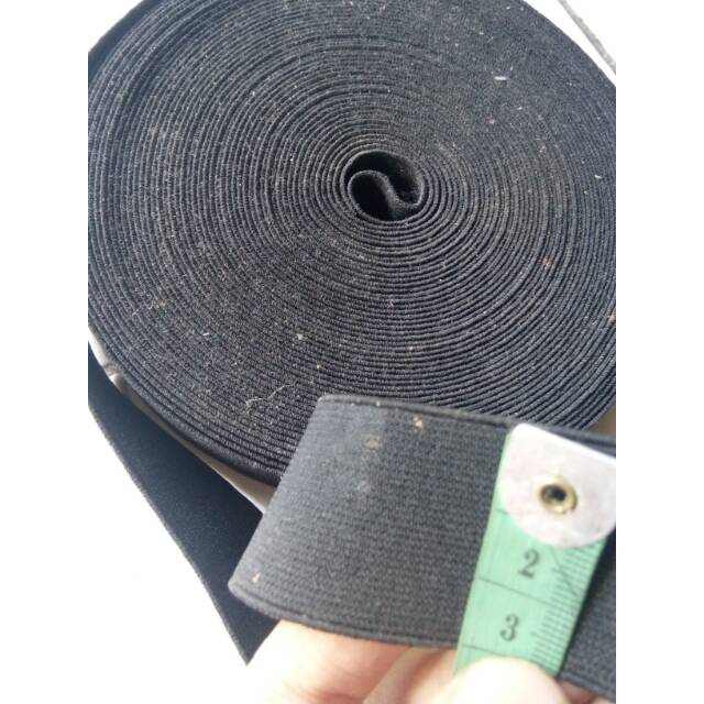 Jual Elastic YKK Hitam 3 cm | Shopee Indonesia