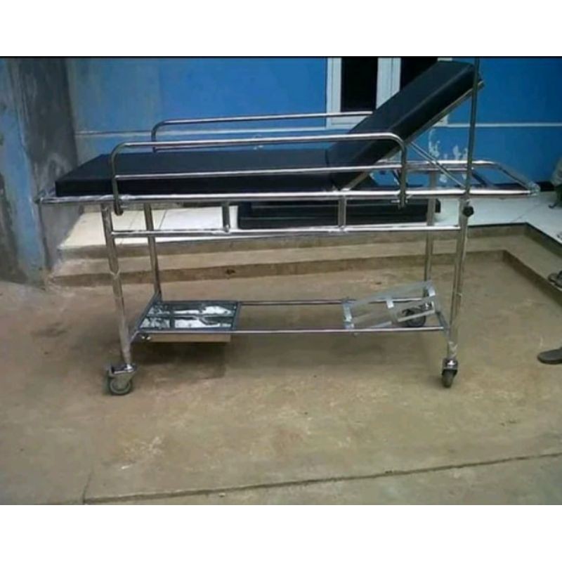 Jual Brankar Pasien Komplit (Stainless) | Shopee Indonesia