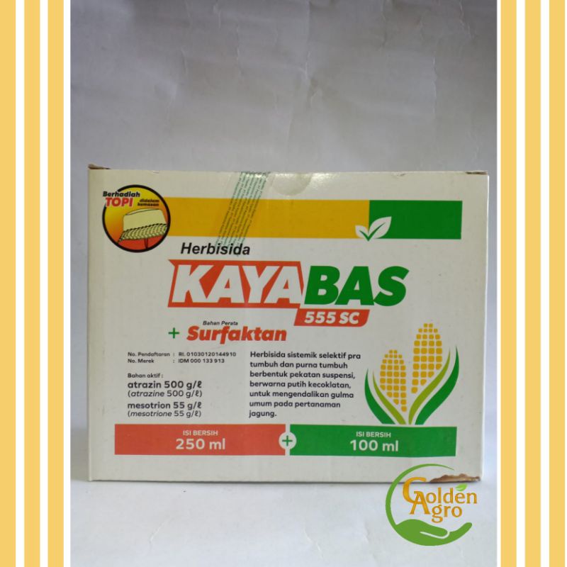 Jual HERBISIDA KAYABAS + SURFAKTAN 555 SC 250ML + 100ML | Shopee Indonesia