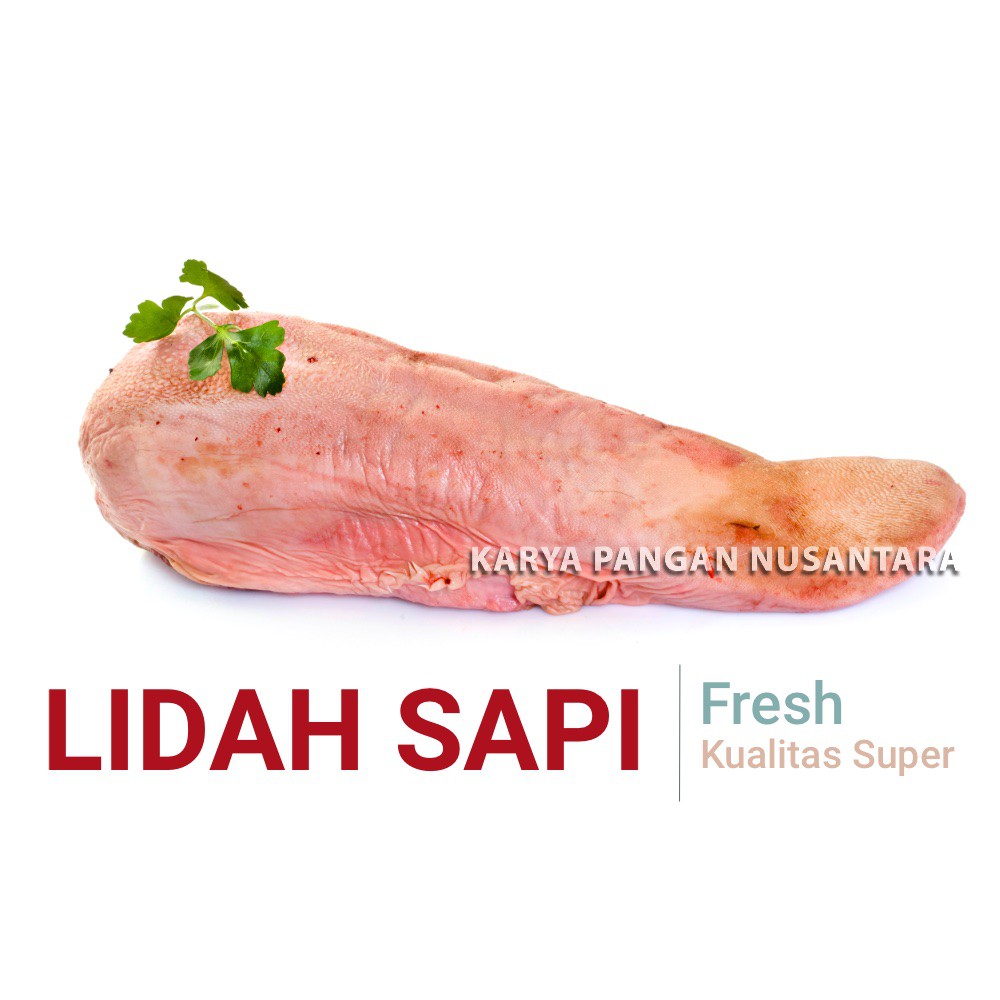 Jual LIDAH SAPI FRESH FROZEN 1000 GR BEEF PREMIUM OX TONGUE GYUTAN ...