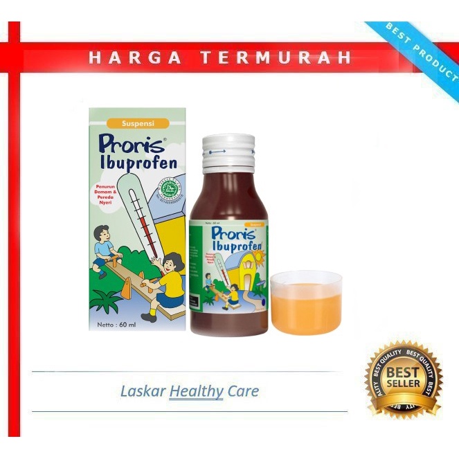 Jual Proris Suspensi 60 ml Rasa Jeruk - Obat Penurun Demam Anak ...