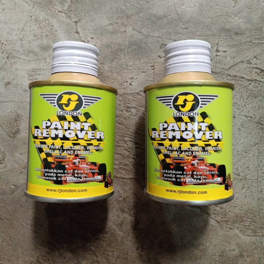 Jual RJ Paint Remover Cairan Perontok Cat Pernis Kayu Logam Tembok ...