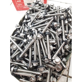 Jual ROOFING SS 304 12 x 50 ruping stainless m5 x 50 paku seng sekrup ...