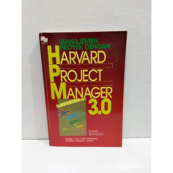 Jual Buku Manajemen Proyek Dengan Harvard Project Manager 3.0 By Daniel ...