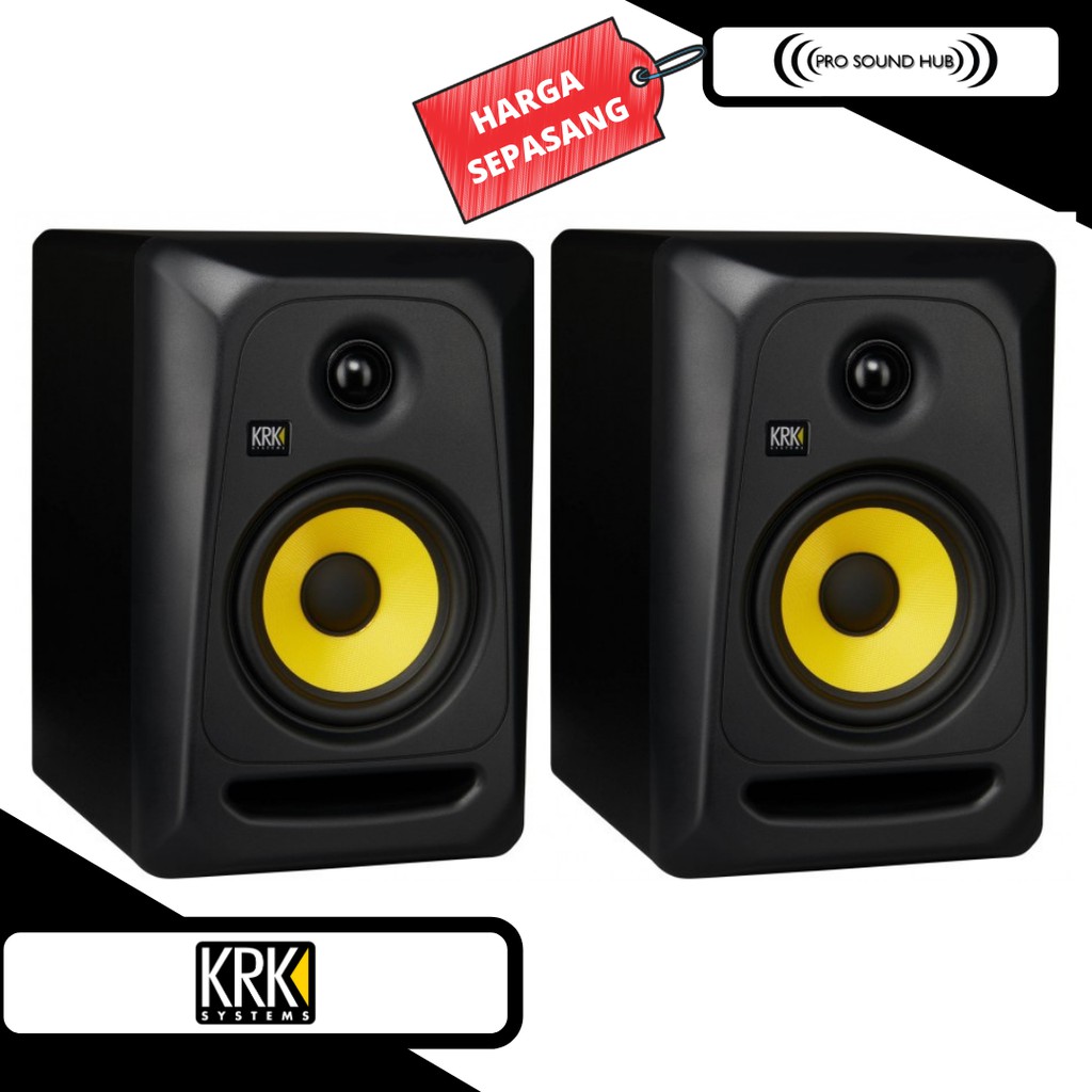 Jual KRK Classic 5 CL5G3 CL5 CL-5 G3 Speaker Monitor Studio Flat 5" 5 ...