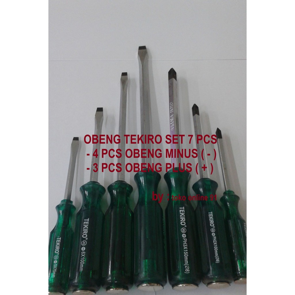 TEKIRO OBENG TEKIRO SET 7 PCS ( HIJAU ) OBENG TEMBUS TEKIRO 7 PCS ... TEKIRO OBENG TEKIRO SET 7 PCS ( HIJAU ) OBENG TEMBUS TEKIRO 7 PCS ...