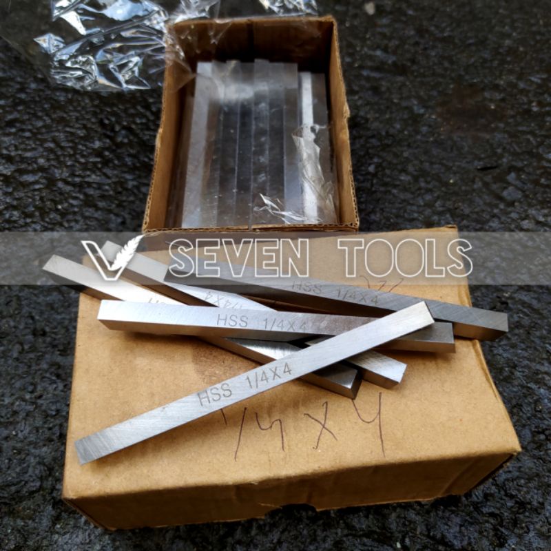 Jual Pahat bubut HSS 1/4 X 4 inch Square Tool bits Mata pahat bubut ...