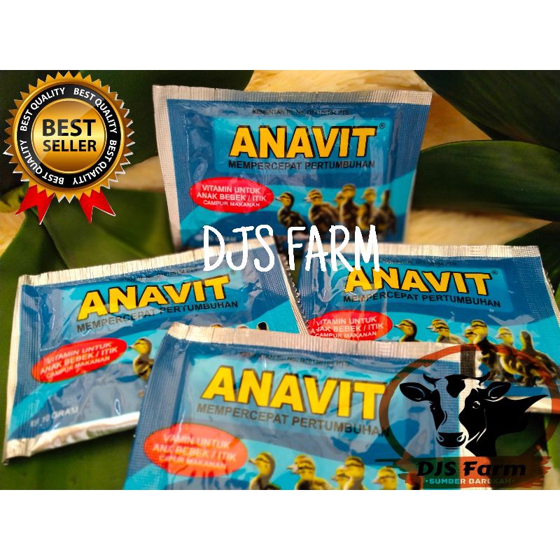 Jual ANAVIT eka farma Obat Vitamin Mempercepat Pertumbuhan Anak Bebek ...